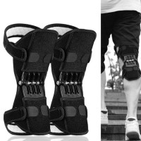1 Pair Spring Loaded Knee Brace, Knee Booster, Patella Support For Knee ...