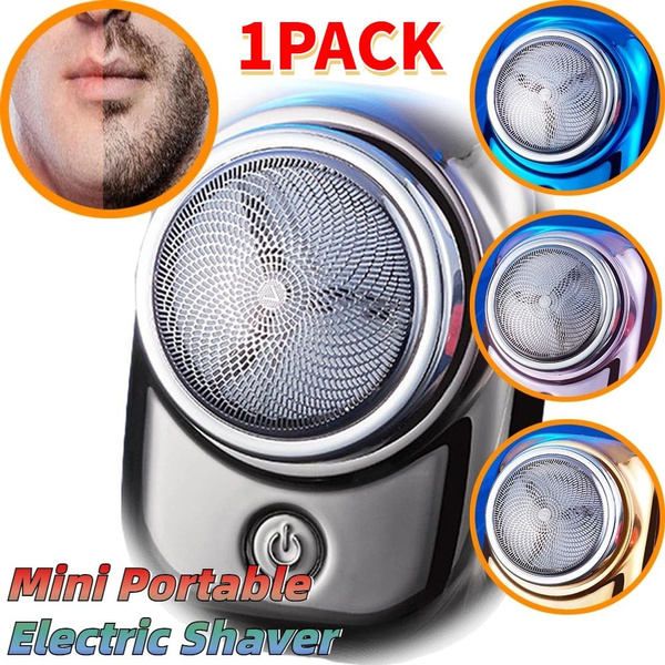 Mini Portable Shaver Men's Electric Razor USB Rechargeable Pocket Size ...