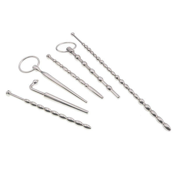 Urethral Stick Pull Bead Ejaculation Delay Urine Plug Male Stainless ...