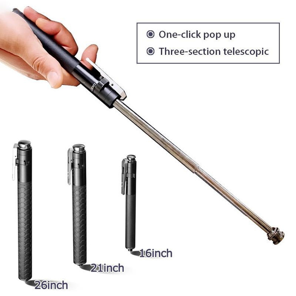Self-defense Telescopic Crowbar Automatic Spring Crowbar Car Self ...