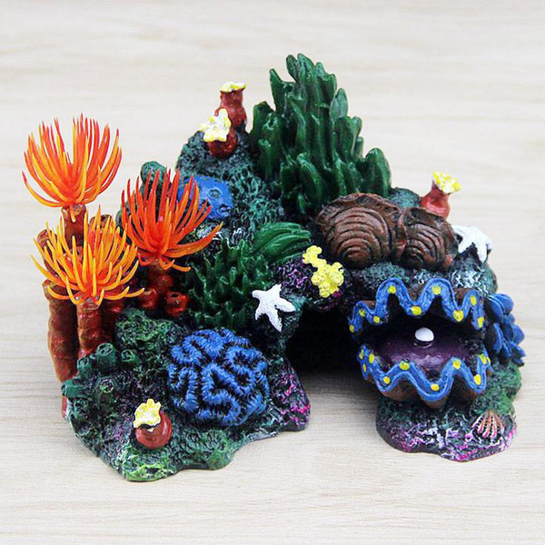 Aquarium Artificial Coral Decoration Resin Fish Tank Landscaping Decor ... Aquarium Artificial Coral Decoration Resin Fish Tank Landscaping Decor ...
