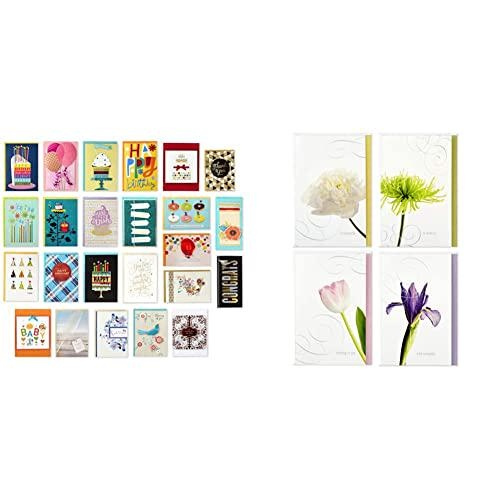 Hallmark Pack of 24 Handmade Assorted Boxed Greeting Cards, Modern ...