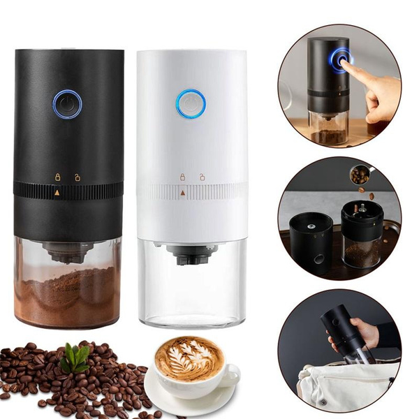 Portable Coffee Grinder TYPE-C USB Charge Professional Ceramic Grinding ...