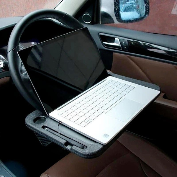 Universal Car Laptop Stand Food Beverage Stand for Car Desk Steering ...