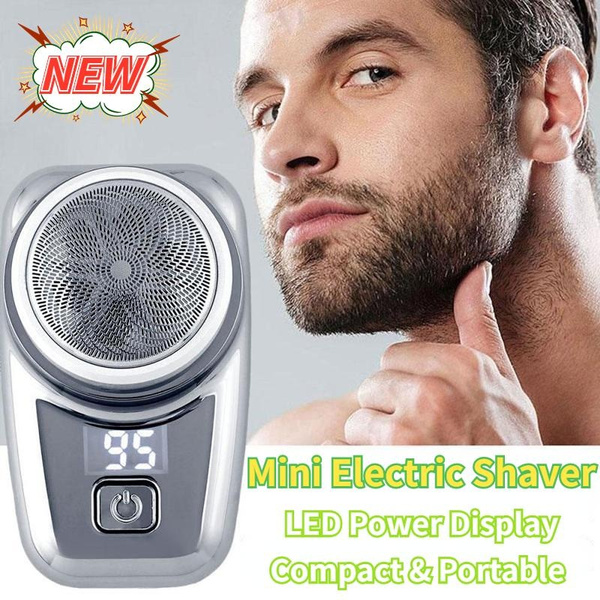 Upgrade Mini Shaver Digital Display Electric Shaver Portable Electric ...