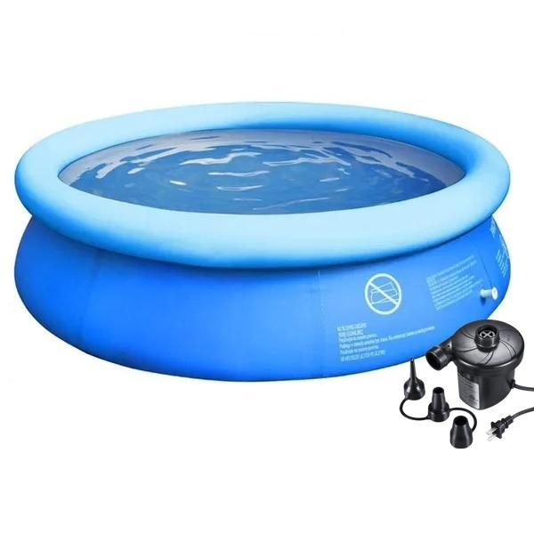 Inflatable Swimming Pool for Adults - 6 Ft x 30 In Large Inflatable ...