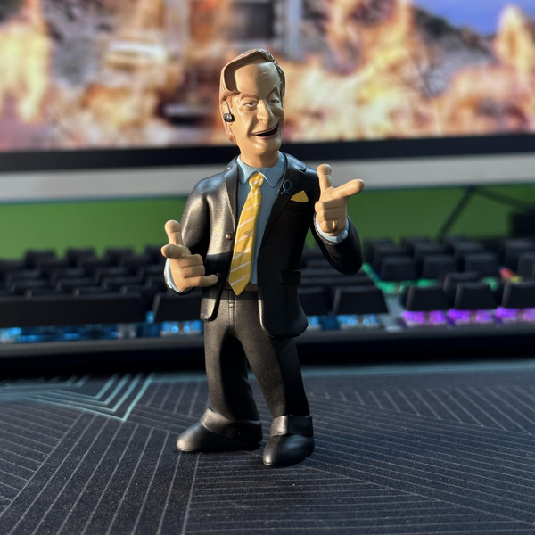 Classic Cartoon Style Breaking Bad Figurine Lawyer Saul Goodman Action ...