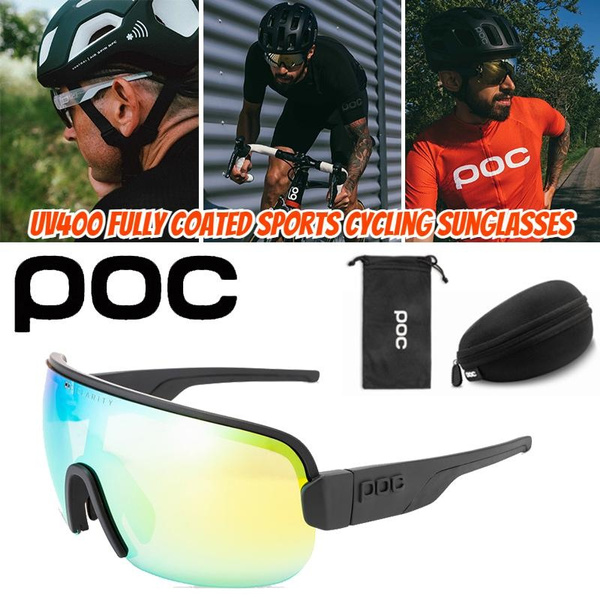 New POC AIM Sports Cycling Sunglasses Outdoor UV400 Fully Coated ...