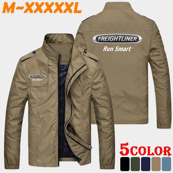 Freightliner Jacket Coat Men's Spring and Fall Casual Loose Jacket ...