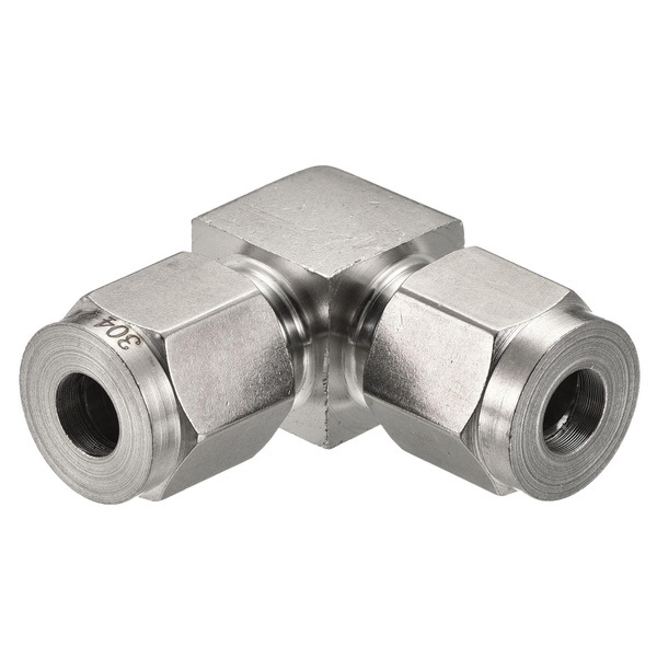 Compression Tube Fitting 6mm to 6mm OD Tube 304 Stainless Steel Union ...