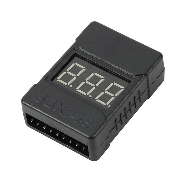 LiPo Battery Checker RC 1-8S Battery Tester Monitor Low Voltage Buzzer ...
