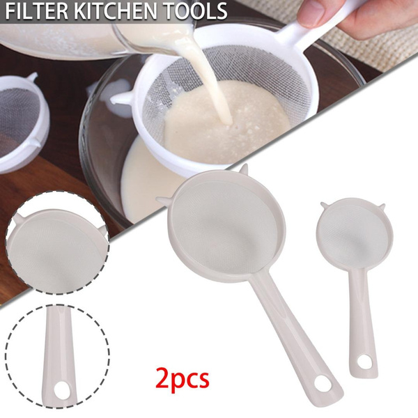 New Fine Mesh Strainer Food Yogurt Mesh Plastic Mesh Sieve Colander for ...