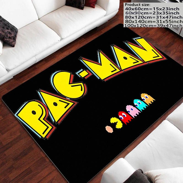 PacMan square Kids Rug floormat carpet Indoor Floor Rug Baby Crawling ...