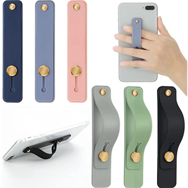 Universal Wrist Band Phone Holder for IPhone Finger Grip Mobile Phone ...