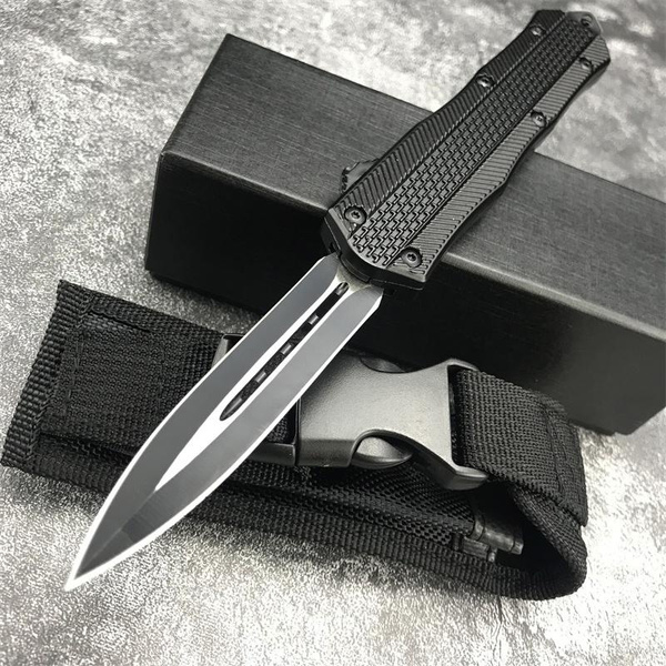 OTF Spring Assisted Knife Auto Automatic Knife Edc Quick Open Military ...