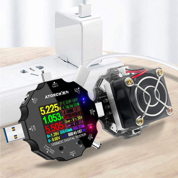 5v 12v 24v Charge Power Supply Checker Battery Monitor USB Meter ...