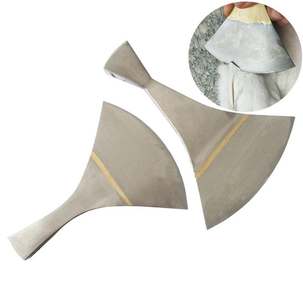 Handmade Leather Knife Semicircle Mink Fox Skin Leather Cutting Tool ...