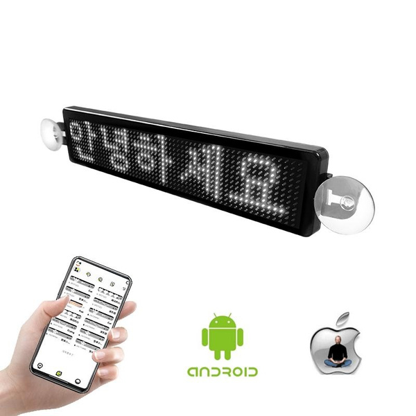 9inch App Control LED Matrix Panel Bluetooth Scrolling Message Display ...