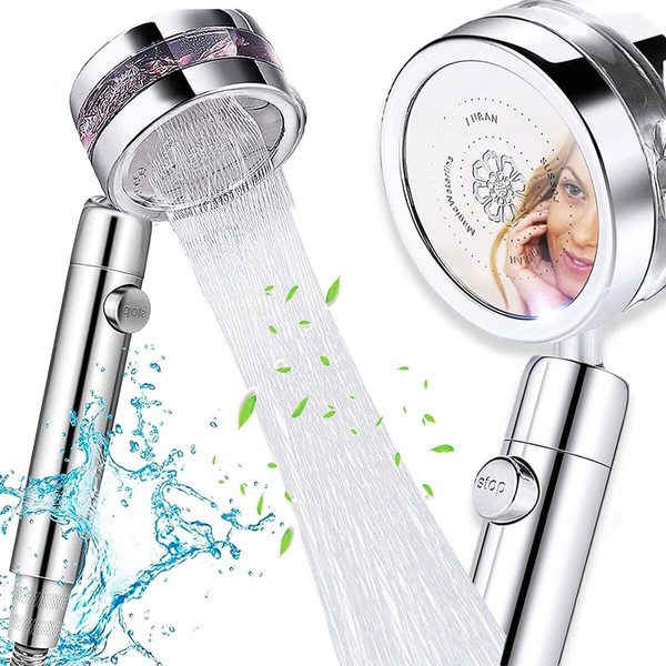 High Pressure Shower Heads Handheld Turbo Fan Propeller Hydro Jet with ...