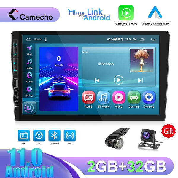 CAMECHO 9'' Android 11【2GB+32GB】2Din Car Stereo Radio GPS Autoradio HD ... CAMECHO 9'' Android 11【2GB+32GB】2Din Car Stereo Radio GPS Autoradio HD ...