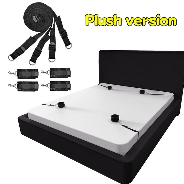 Bdsm Erotic Bondage Bed Games Sex Bondage Set Accessories Women Handcuffs Ankle Restraints Sex