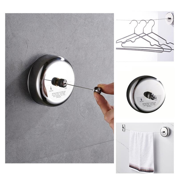 304 Stainless Steel Hotel Bathroom Dedicated Retractable Wall ...