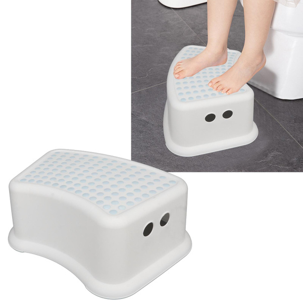 Toilet Squatty Step Stool Plastic Anti-slip Children Chair Kids Stackable Step Stool Aid Helper ...