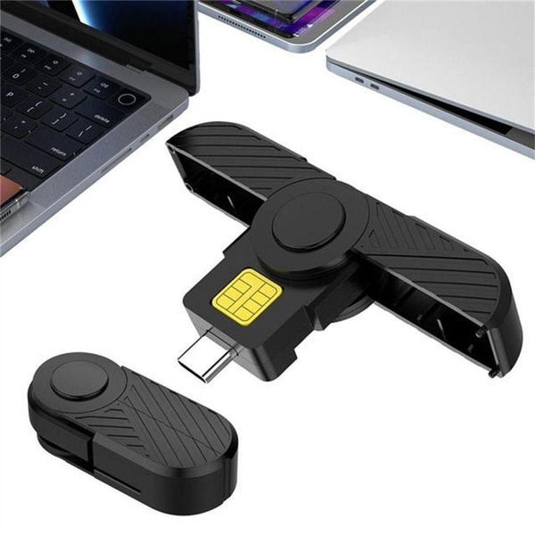 USB Common Access Foldable IC Bank Chip Card SIM Card Type-C Reader CAC ...