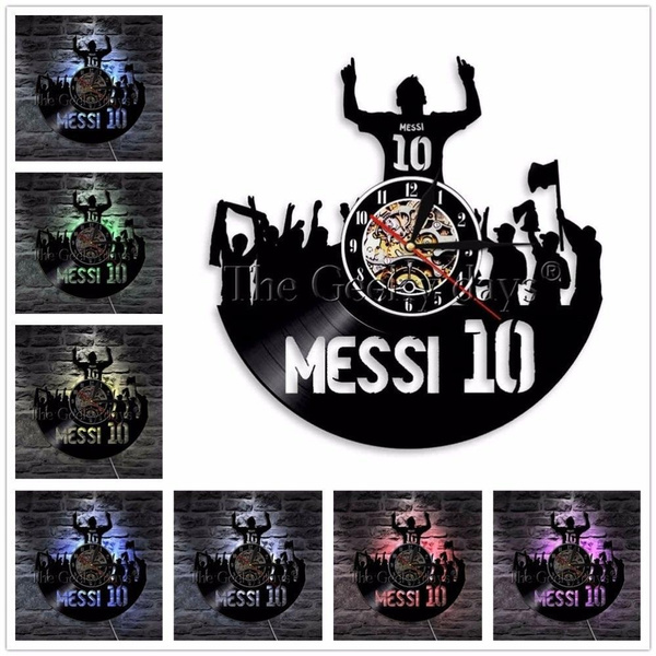 2023 New the king messi 10 clock on argentina soccer player lionel ...