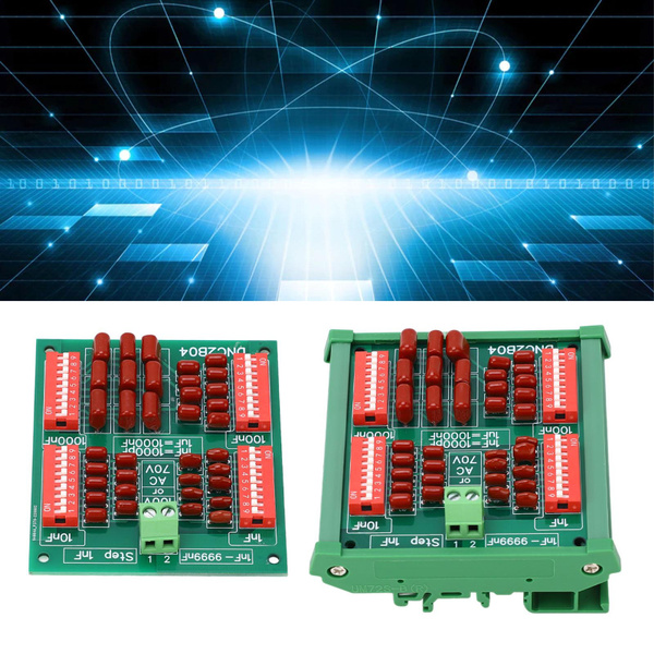 1nF Step 4 Digit Decade Programmable Capacitor Board Polypropylene Film ...