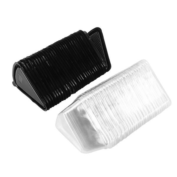 100Pcs Plastic Packing Box Triangular Cake Box Container For Bakery ...