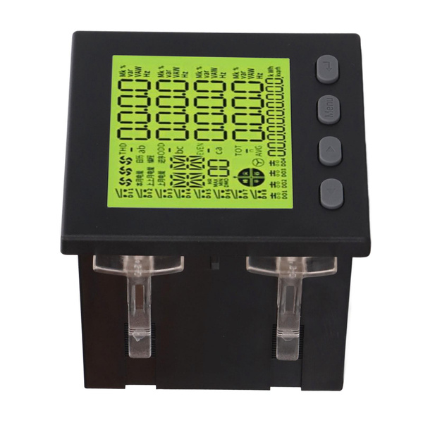 Electrical Usage Monitor, Clear Display Data Monitoring Multi Function ...