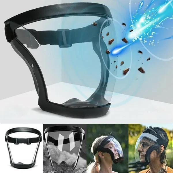 Full Face Protective Mask Anti-fog Anti Splash Anti Droplet Mask Head ...