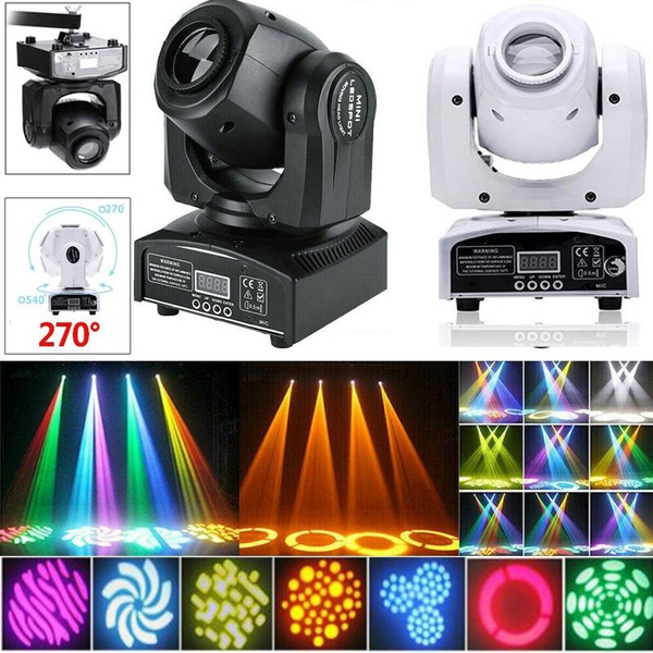60W RGBW LED Black Stage Light Gobo Beam Moving Head DJ Party Disco | Wish