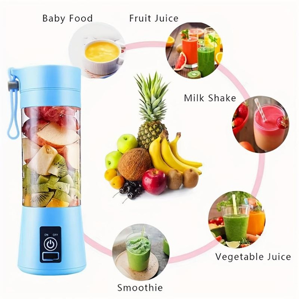 1PC 380ML Mini Electric Press-portable Electric Fruit Juice Fruit ...