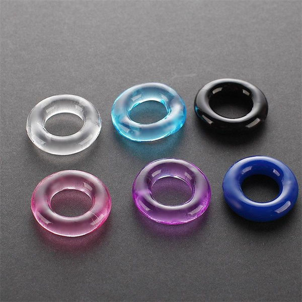 6pcs Penis Cock Ring on for Men Delay Ejaculation Erection Sex Toys for ...