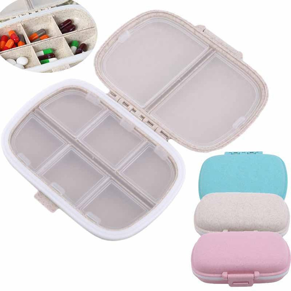 Portable Plastic Pill Box Vitamin Pills Box Storage Box Pill Container ...