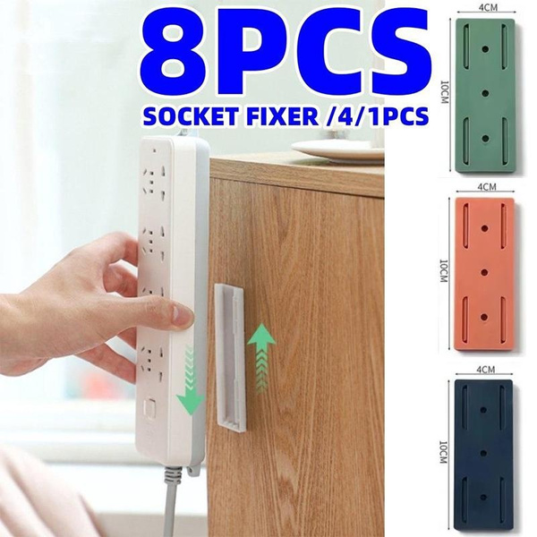 1/4/8PCS Socket Holder Organizers Socket Fixer Powerful Traceless Wall ...