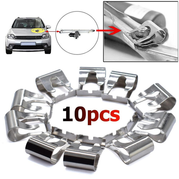 10X Windscreen Wiper Linkage Motor Rods Repair Clip Kit Arms Link ...