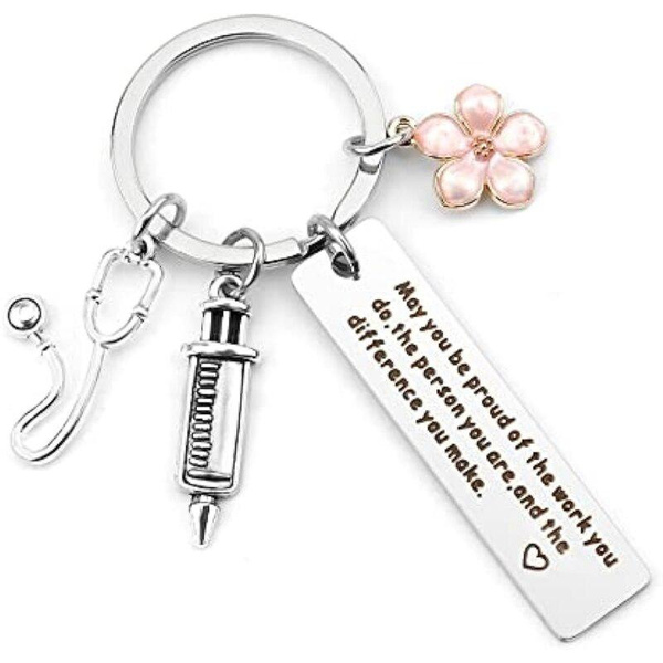 Keychain Gifts for Nurse Nurses Graduation Birthday Gifts Practitioner ...