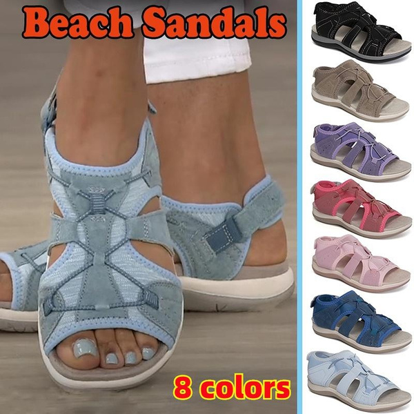 NEW Womens Hiking Sport Sandal Straps Lightweight Waterproof Athletic ...