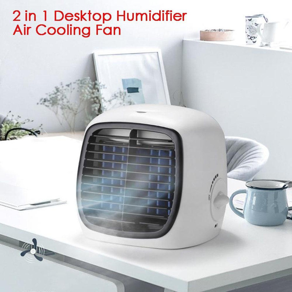 Portable Air Cooling Fan 2 in 1 Desktop Air Conditioner Fan With ...