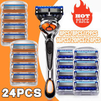 4/8/12/16/20/24PCS 5 Layers Men Razor Blades High Quality Shaving ...