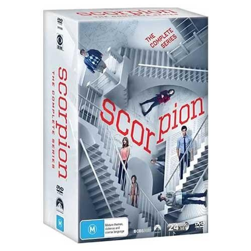 Scorpion: The Complete Series DVD (TV) (2014-2018) 24-Disc Movie Box ...