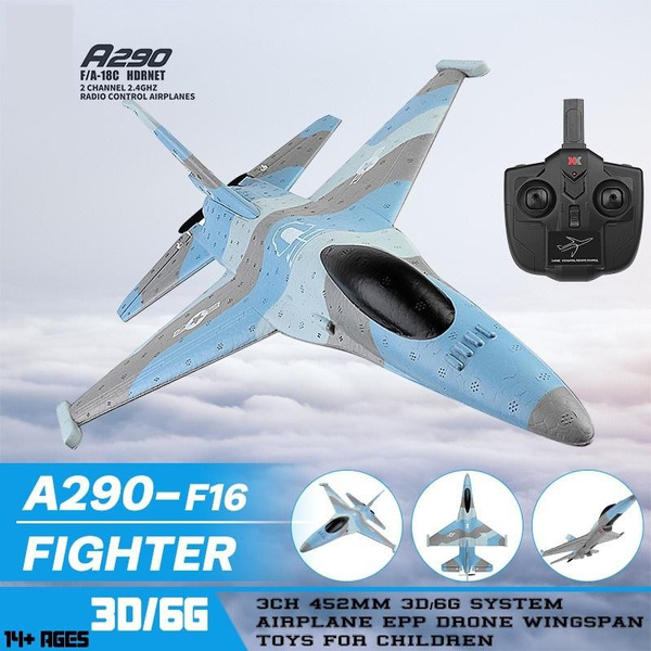 2.4G 3CH RC Plane Remote Radio Control Model Aircraft 452mm 3d/6g ...