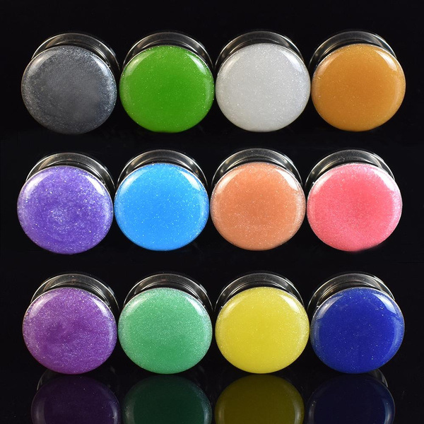 3-40mm Colourful Stainless Steel Ear Gauges Tunnels and Plug Ear ...
