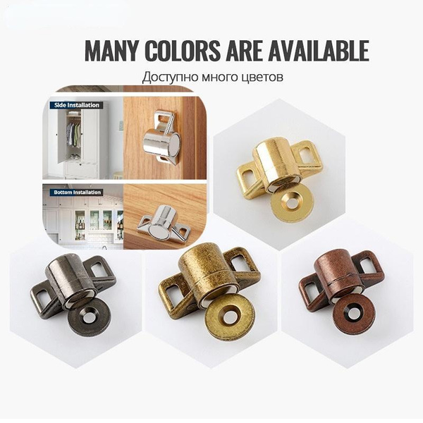 Magnetic cabinet lock catch, magnetic furniture door stop, powerful ...