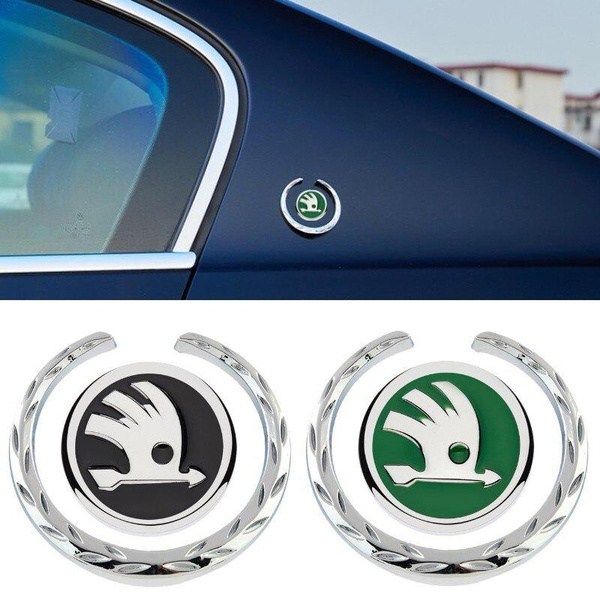 2pcs For Skoda Logo 2 Kodiaq Yeti Karoq Superb A7 Tour RS Octavia Fabia ...