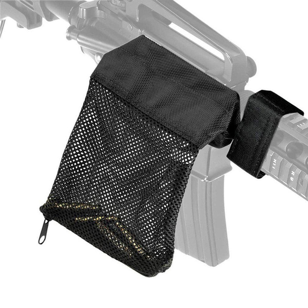 New Black Nylon Mesh Bag Hunting Bullet Bag Bullet Shell Recycling Bag ...