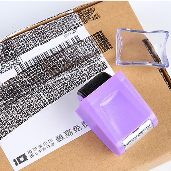 1Pcs Stamp Roller Anti-Theft Protection ID Seal Smear Privacy ...